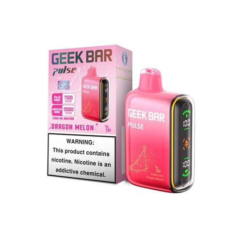 Geek Bar Pulse Disposable Dragon Melon Capricorn Vaping Elements