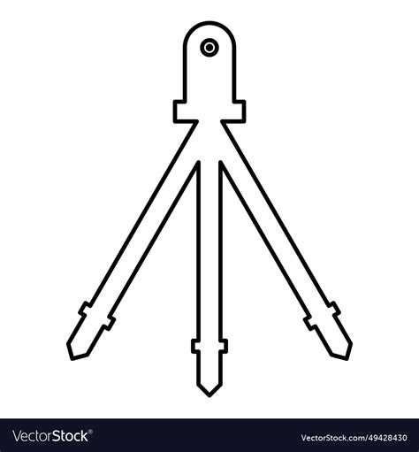 Laser Level Tool Measure Building On Tripod Vector Image