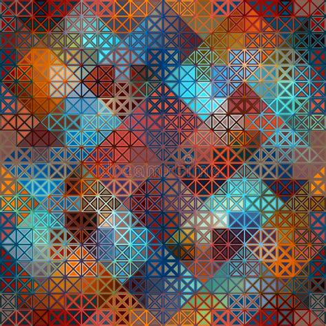 Geometric Abstract Pattern In Low Poly Style Stock Vector Illustration Of Vector