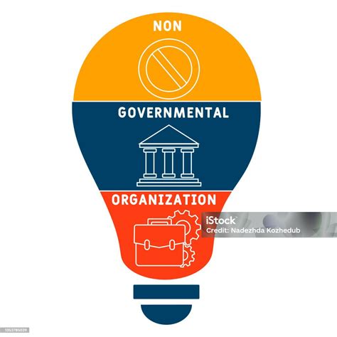 Ngo 비정부 기구 약어 0명에 대한 스톡 벡터 아트 및 기타 이미지 0명 두문자어 디자인 Istock