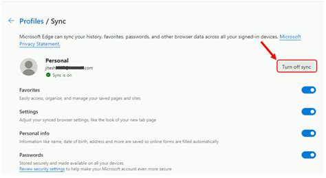 How To Turn On Or Off Sync For Profile In Microsoft Edge Images