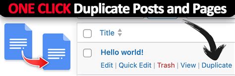 Duplicate Post And Clone Page Plugin —