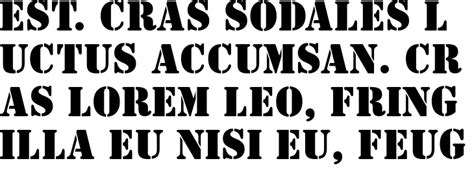 Font St Stencil Regular Download Font