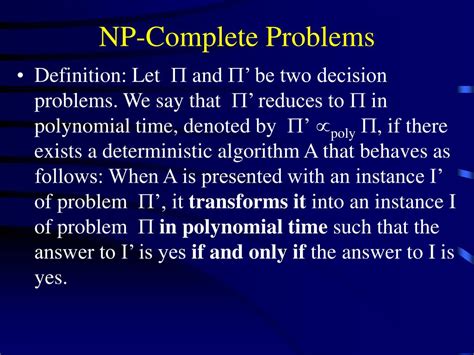 PPT NP Complete Problems PowerPoint Presentation Free Download ID 2974609