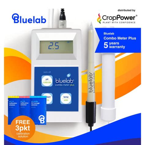 BLUELAB COMBO METER PLUS MEASURES PH TEMPERATURE AND CONDUCTIVITY IN WATER AND SOIL Lazada