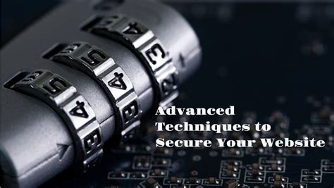 best practices to secure your website advance techniques