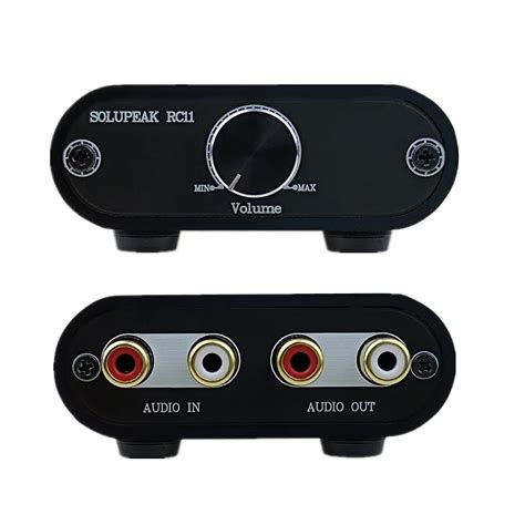 Rca Audio Volume Controller Line Volume Control Box Mini Attenuator Knob Rc11 Rca Audio Volume Controller Line Volume Control Box Mini Attenuator Knob Rc11