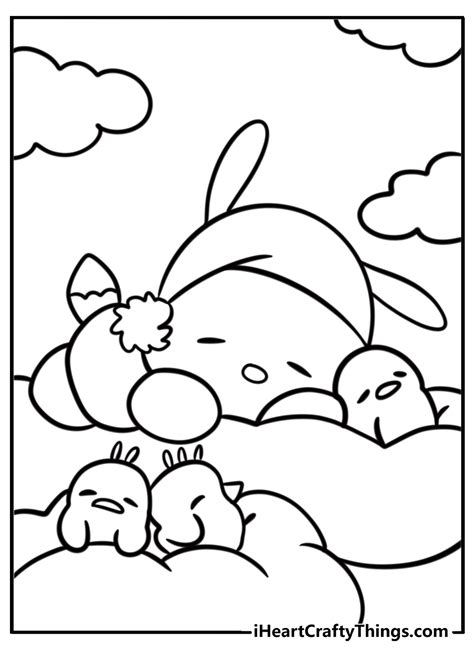 25 Printable Pochacco Coloring Pages Pdf Sheets For Free