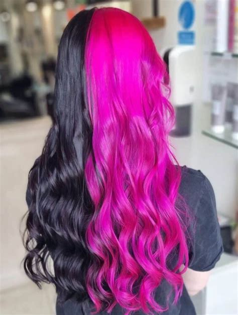 Black And Pink Hair Ideas And Pictures