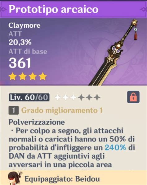 Quale Claymore Tra Queste è Meglio Usare Con Beidou Genshin Impact