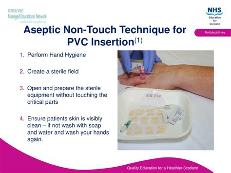 Ppt Aseptic Technique And Insertion Of Peripheral Venous Catheters Powerpoint Presentation