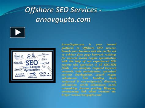 Ppt Offshore Seo Services Powerpoint Presentation Free To Download Id