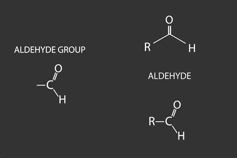 Aldehyde Acid Molecular Skeletal Chemical Formula 41454636 Vector Art At Vecteezy