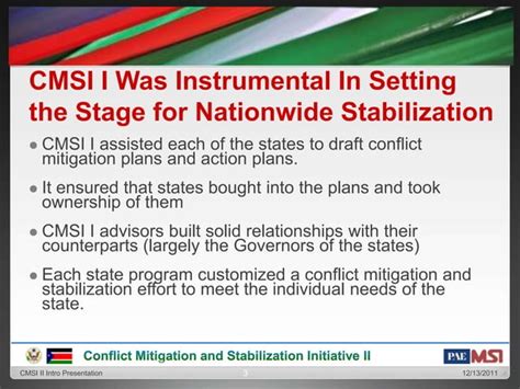 cmsi initial presentation ppt