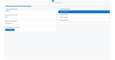 Onboarding Dashboard Interface Free Html Bootstrap Component