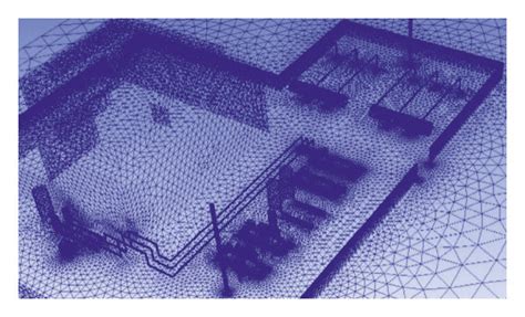 Numerical Model Of The Injection Station A Surface Grid Of The
