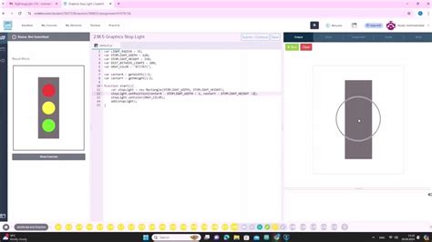 Javascript 2185 სავარჯიშო Graphics Stop Light პროგრამირება ლევან ნიშნიანიძე