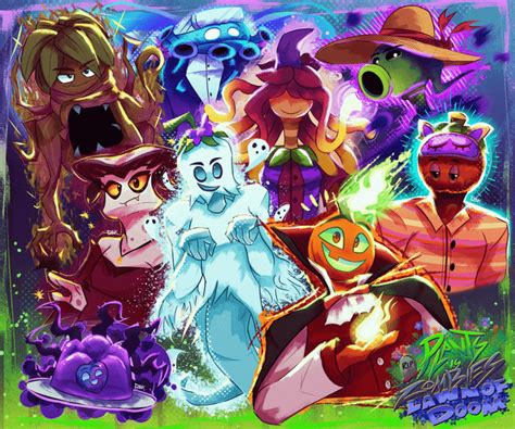 Since Its October I Drew The Lawn Of Doom Plants R Plantsvszombies