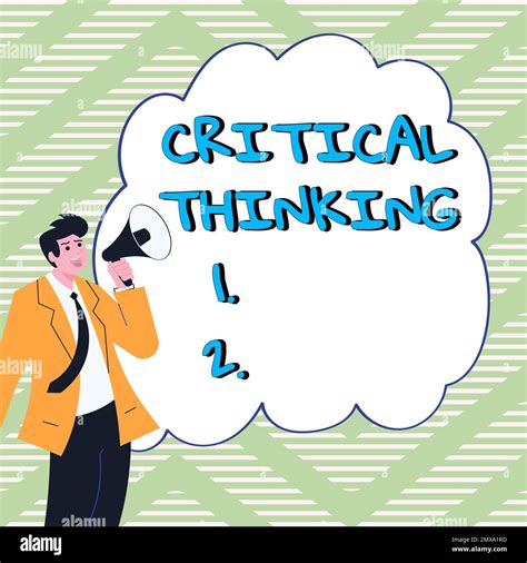 Sign Displaying Critical Thinking Conceptual Photo Sequence Of Stages
