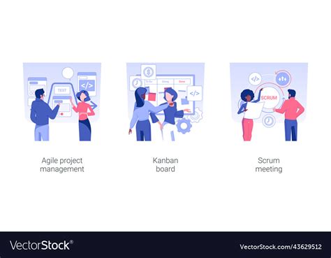 Software Development Planning Isolated Concept Vector Image
