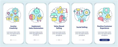 Selling Tendencies Onboarding Mobile App Screen Sales Innovations