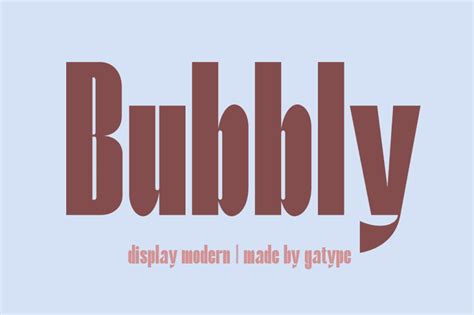 Bubbly Font · 1001 Fonts