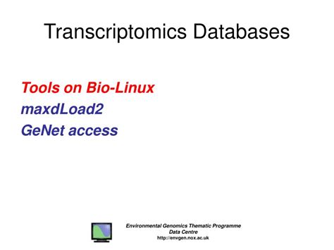 ppt annotation and analysis of microarray data a primer for nerc