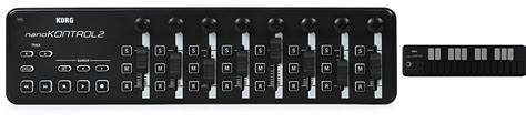 Korg Nanokontrol2 Midi Control Surface Black Bundle With Reverb