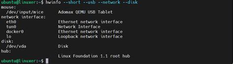 Hwinfo Command In Linux Linuxways