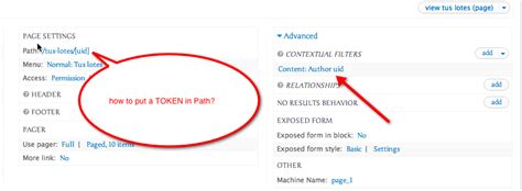 How To Put A Token In A Path In A View Path Setting Drupal Answers