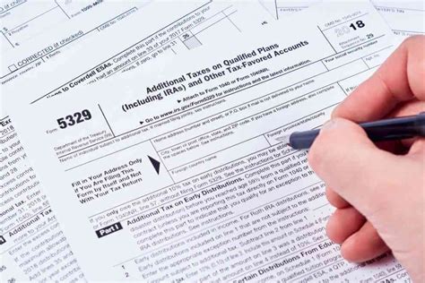 Form 5329 Instructions Taxes On Tax Favored Accounts Lendstart