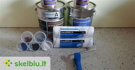 Poliuretaniniai Epoksidiniai Dažai Betono Grindims Skelbiult