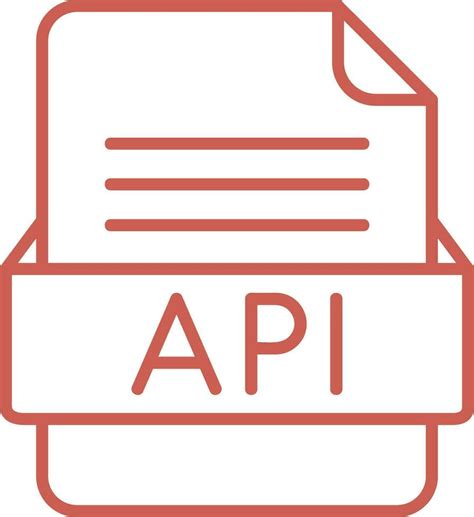 Api File Format Vector Icon 29926723 Vector Art At Vecteezy