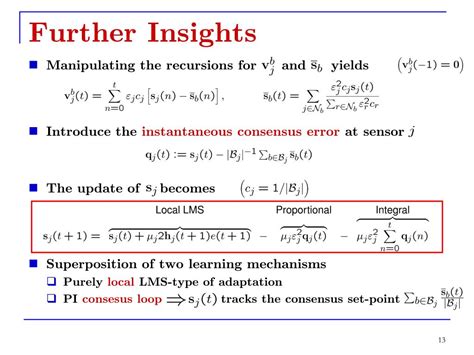 Ppt Consensus Based Distributed Least Mean Square Algorithm Using Wireless Ad Hoc Networks