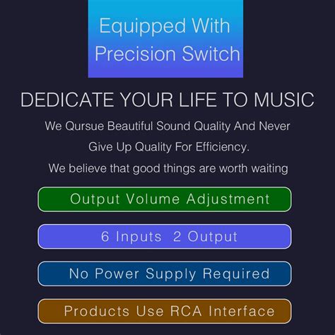 ⭐6 Input 2 Output Or 2 Input 6 Output Audio Signal Source Selection