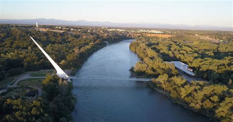 Sundial Bridge Aerial View