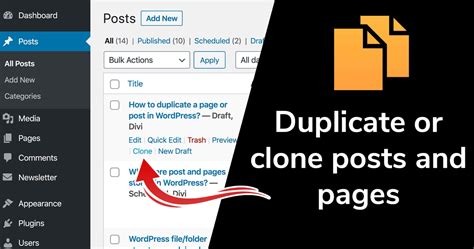 How To Duplicate A Page Or Post In Wordpress