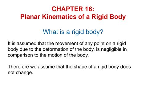SOLUTION Engineering Dynamics Planar Kinematics Studypool