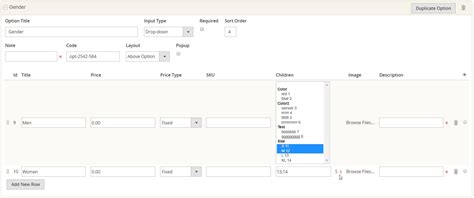 dependent custom options gallery magento 2 extension firebear