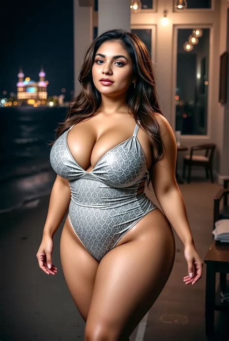 Bbw Wet Curvy Wet Desi Woman Showing Her Big Ass In Sexy Chubby