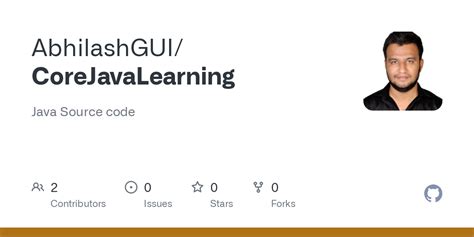 Github Abhilashguicorejavalearning Java Source Code