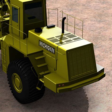 Dozer Wheel 3d Model 99 Ma Fbx Obj Free3d