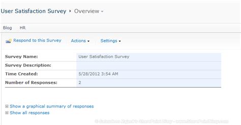 Hide All Responses From End Users In Sharepoint Survey Sharepoint Diary