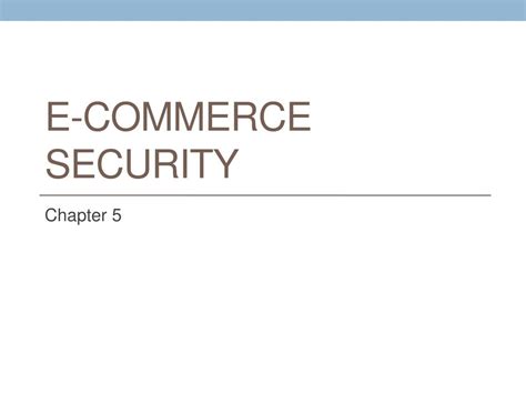 Ppt E Commerce Security Powerpoint Presentation Free Download Id 1636453