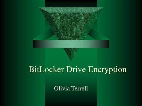 PPT Secure Data Protection With BitLocker Drive Encryption PowerPoint Presentation ID 9667238