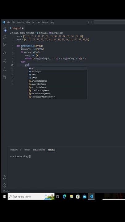 Do Your Math Using Python Finding Median In A List Python Maths Trending Youtube