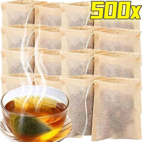 100500pcs Disposable Tea Infuser Bags With Drawstring For Loose Leaf