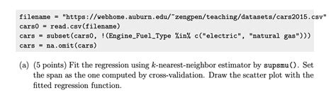 Solved Using The Files Provided Provide R Code To Answer Chegg