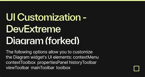 ui customization devextreme diagram forked codesandbox