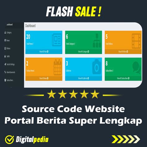 Program Source Code Website Sc Web Portal Berita Super Lengkap Laravel 6 Siap Pakai Aplikasi